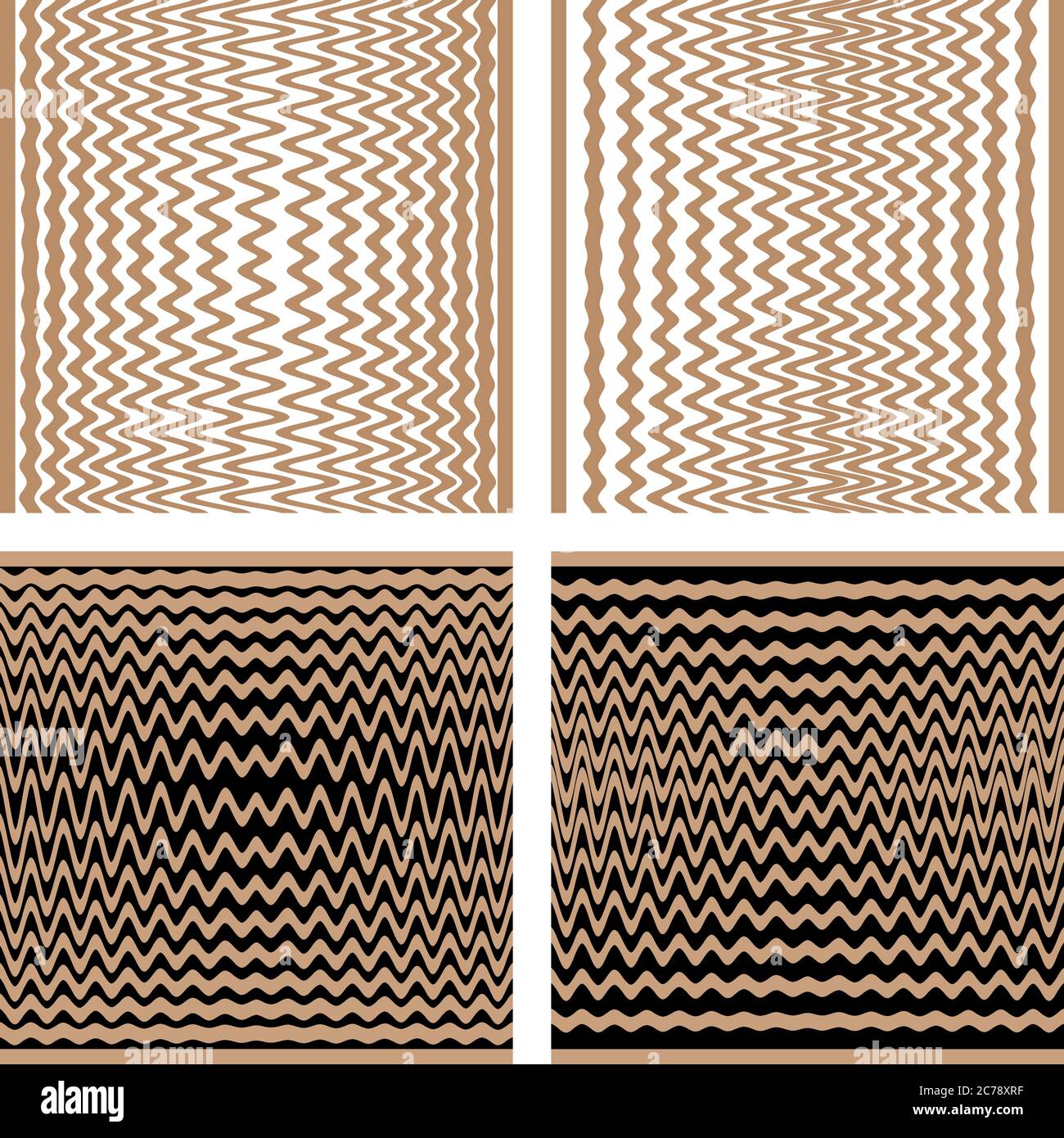 Vector set with rhythmic lines backgrounds Stock Vector Image & Art - Alamy