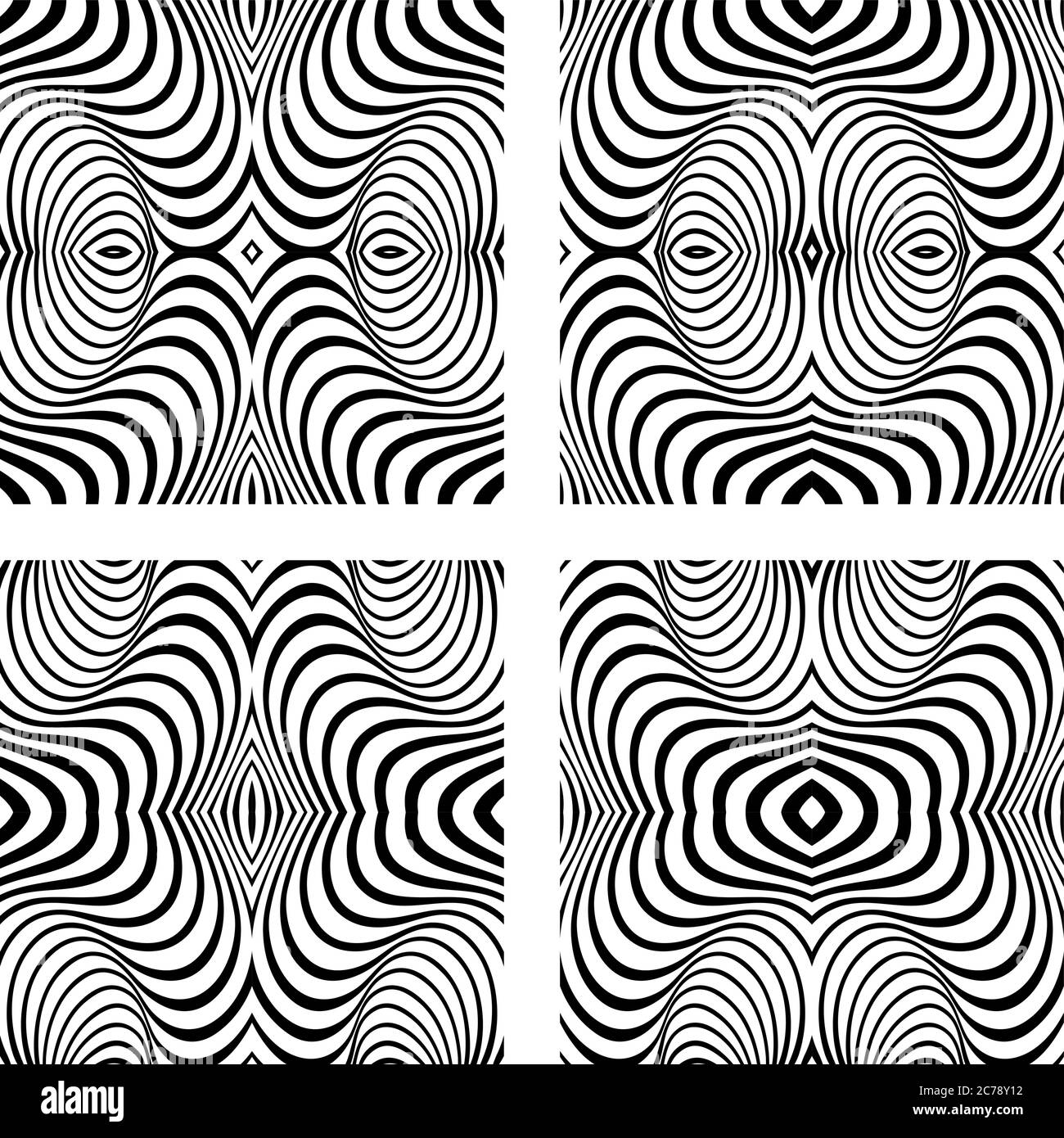 Vector abstract line patterns set Stock Vector Image & Art - Alamy