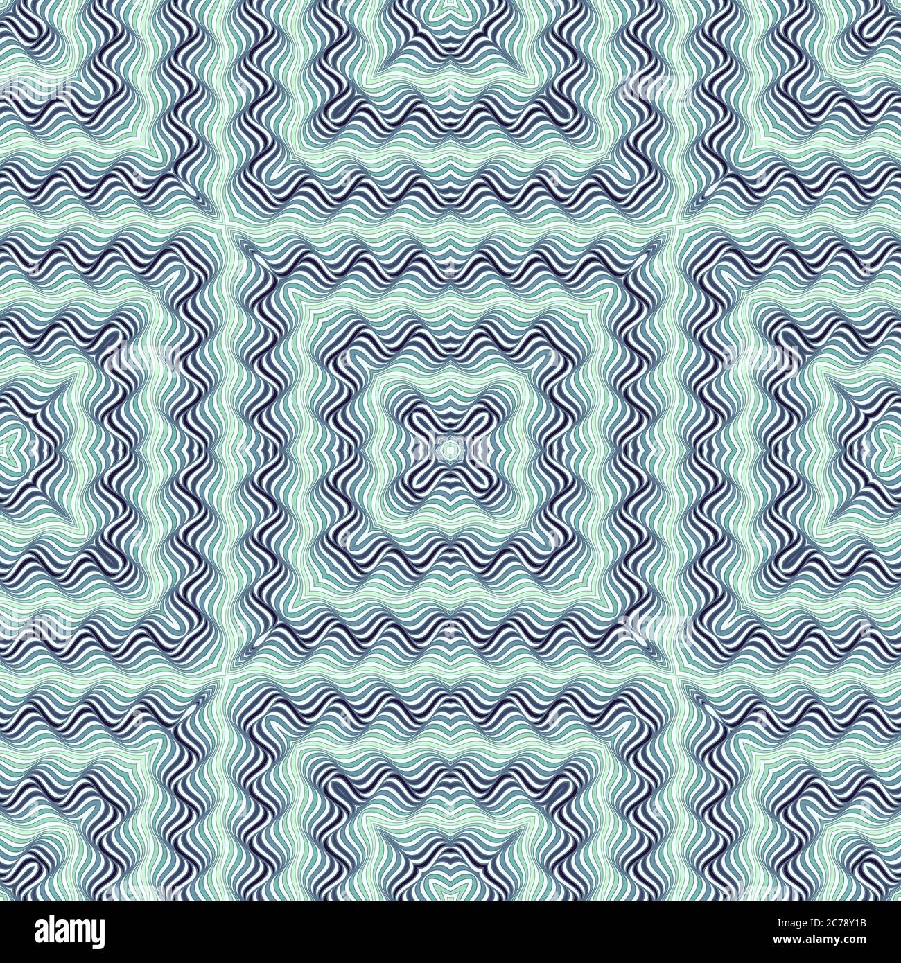 Vector Line Pattern With Distortion Effect Stock Vector Image And Art Alamy