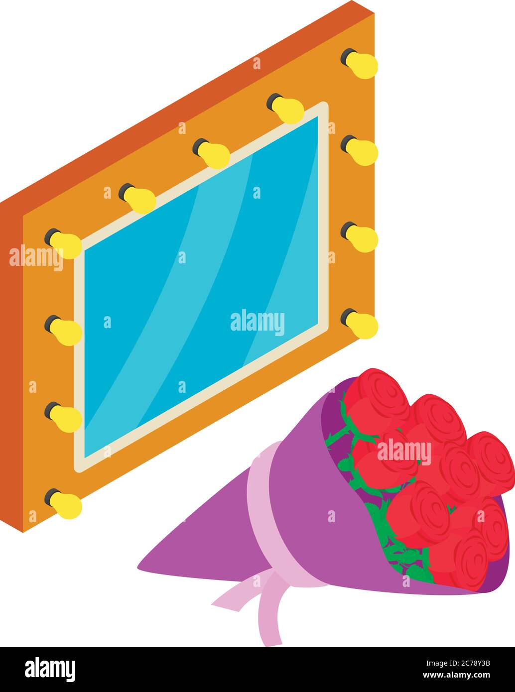 Light dressing room icon Cut Out Stock Images & Pictures - Alamy