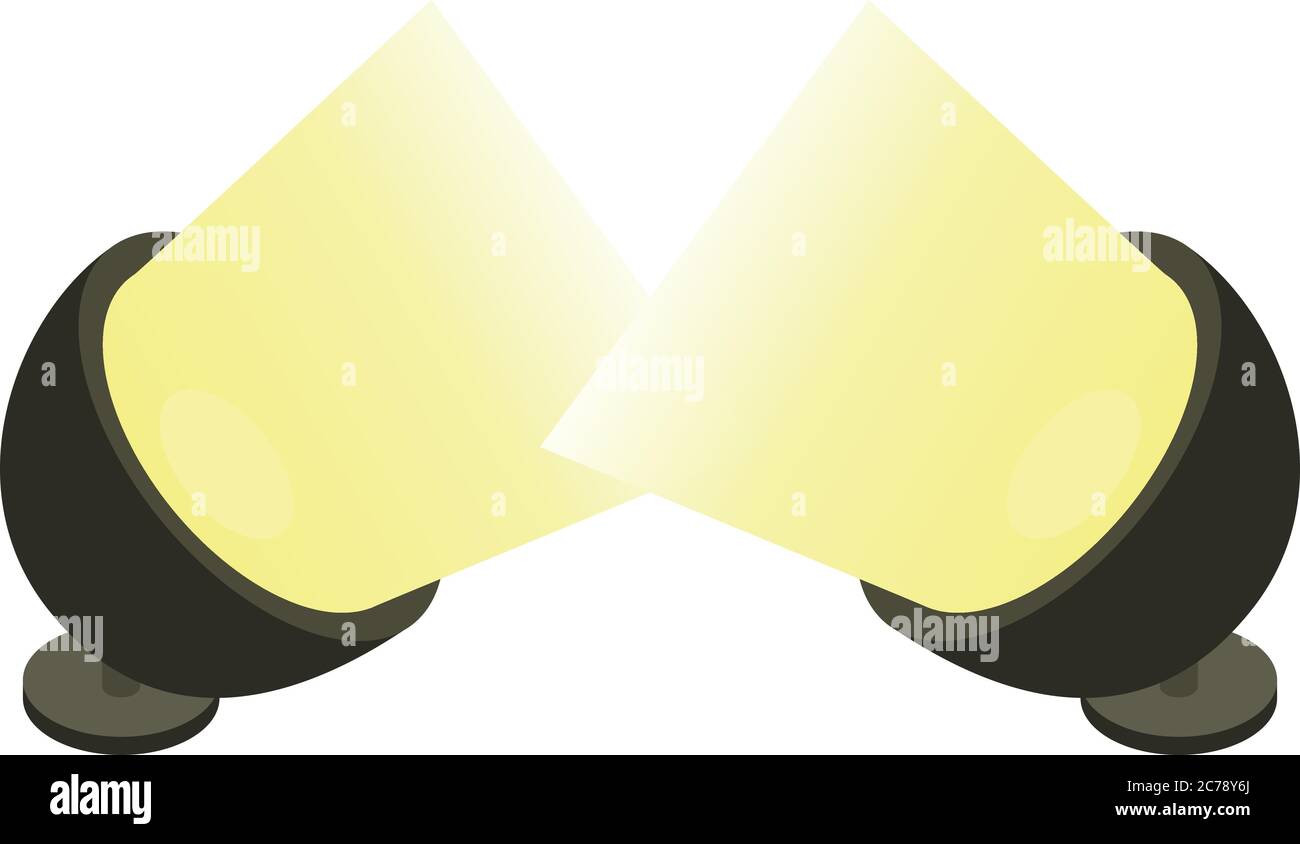 Stage lighting icon, isometric style Stock Vector Image & Art - Alamy