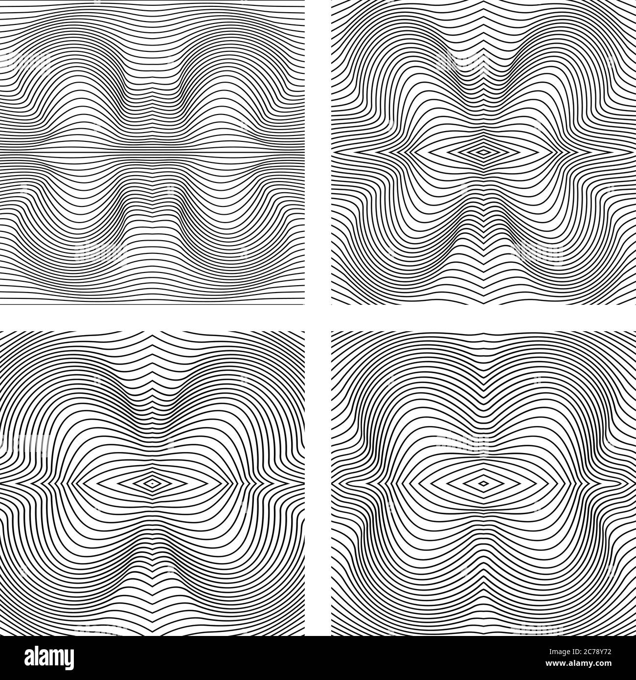 Vector abstract line patterns set Stock Vector Image & Art - Alamy