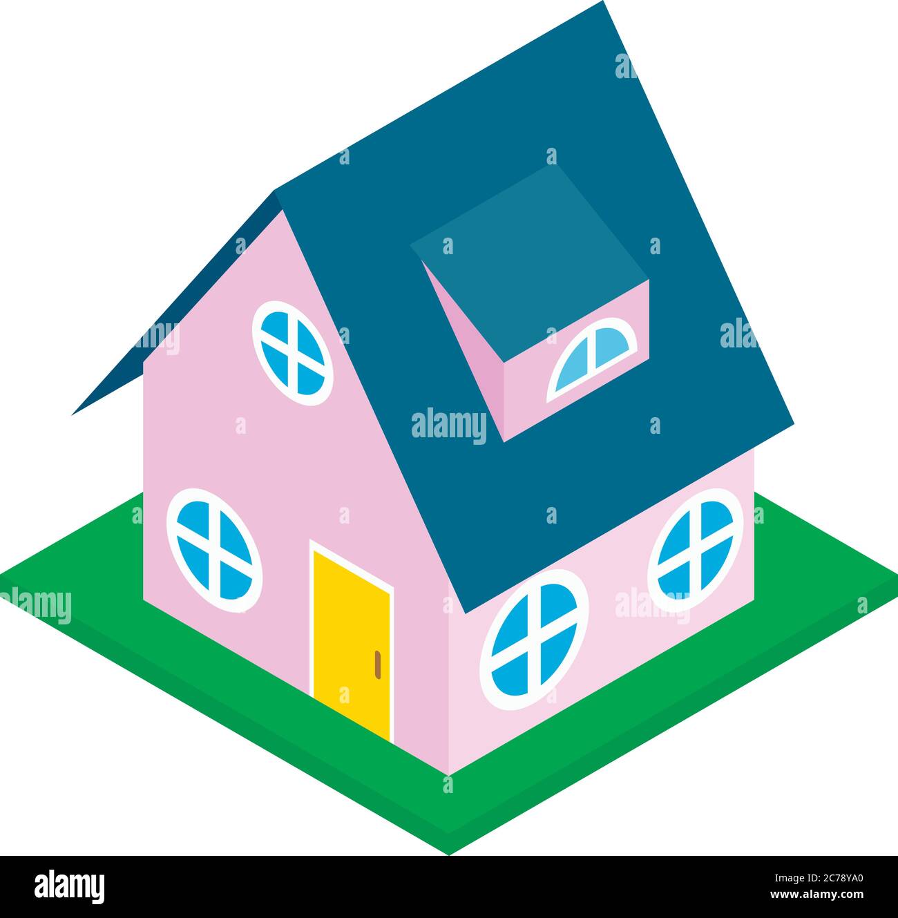 British village style Cut Out Stock Images & Pictures - Alamy