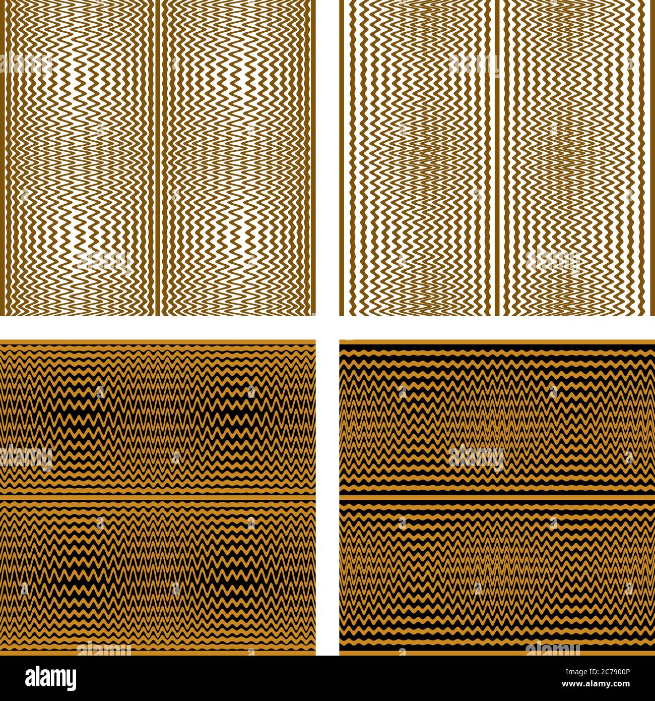 Vector set with rhythmic lines backgrounds Stock Vector Image & Art - Alamy