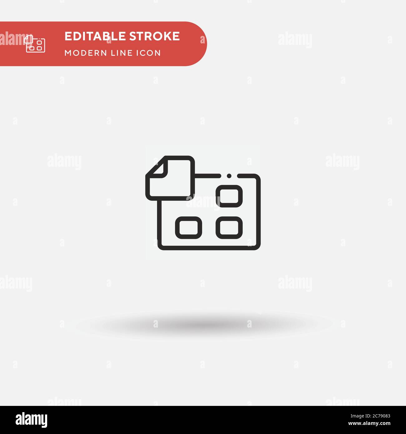 Nicotine Patch Simple vector icon. Illustration symbol design template ...