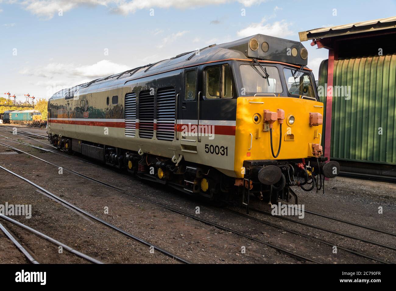 50031 'Hood' in it's unique Intercity Livery Stock Photo - Alamy