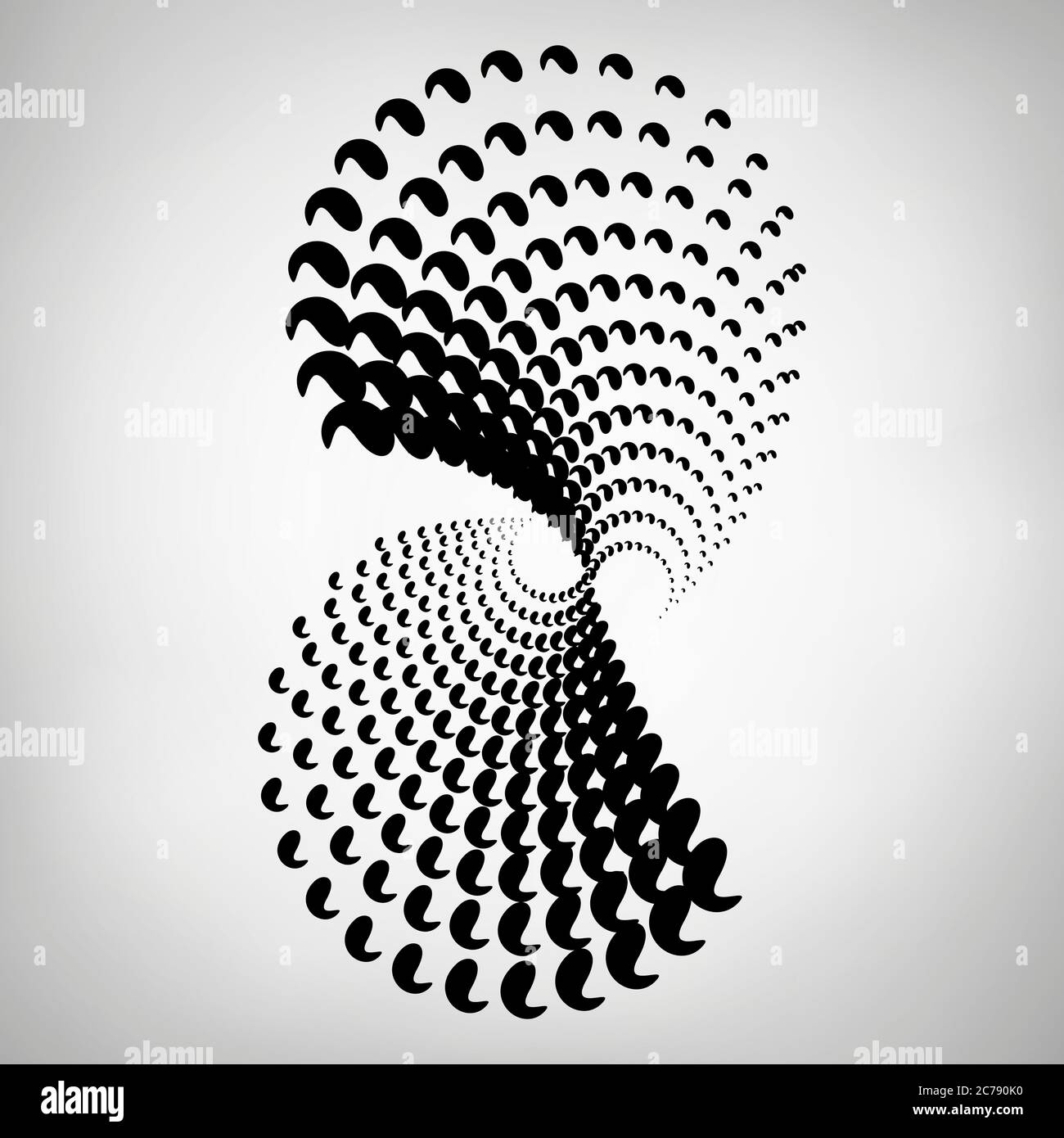 Abstract geometric element with distortion effect Stock Vector Image ...
