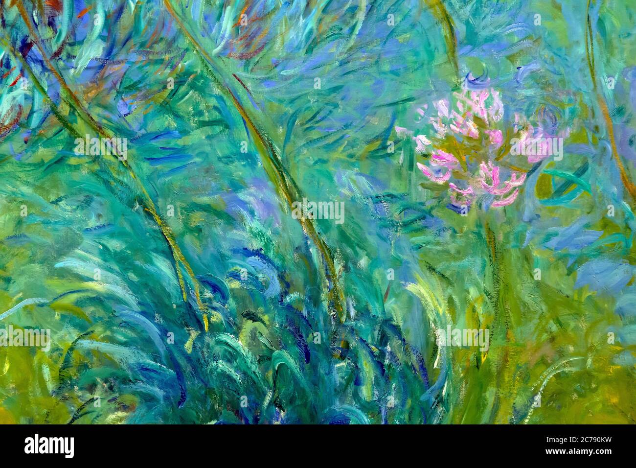 Detail, Agapanthus, Claude Monet, 1914-1926 Stock Photo - Alamy
