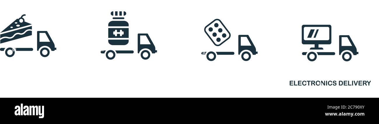 Electronics Delivery icon. Simple element from delivery collection ...