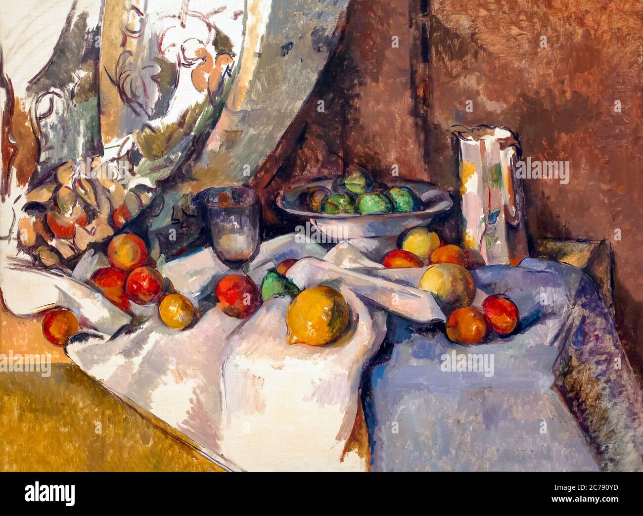 Still Life with Apples, Paul Cezanne, 1895-1898 Stock Photo - Alamy