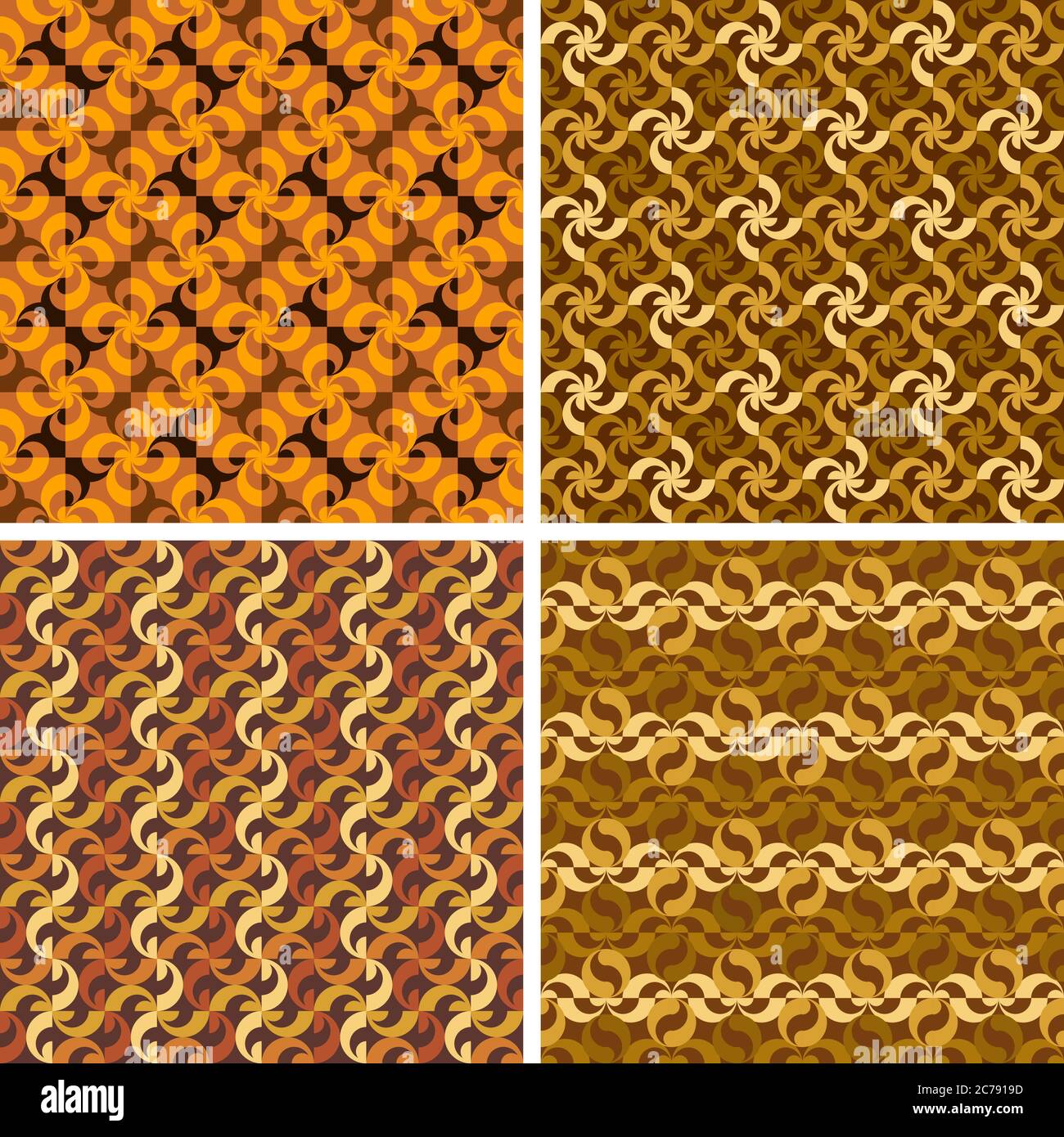 Vector abstract geometric elements patterns set Stock Vector Image ...