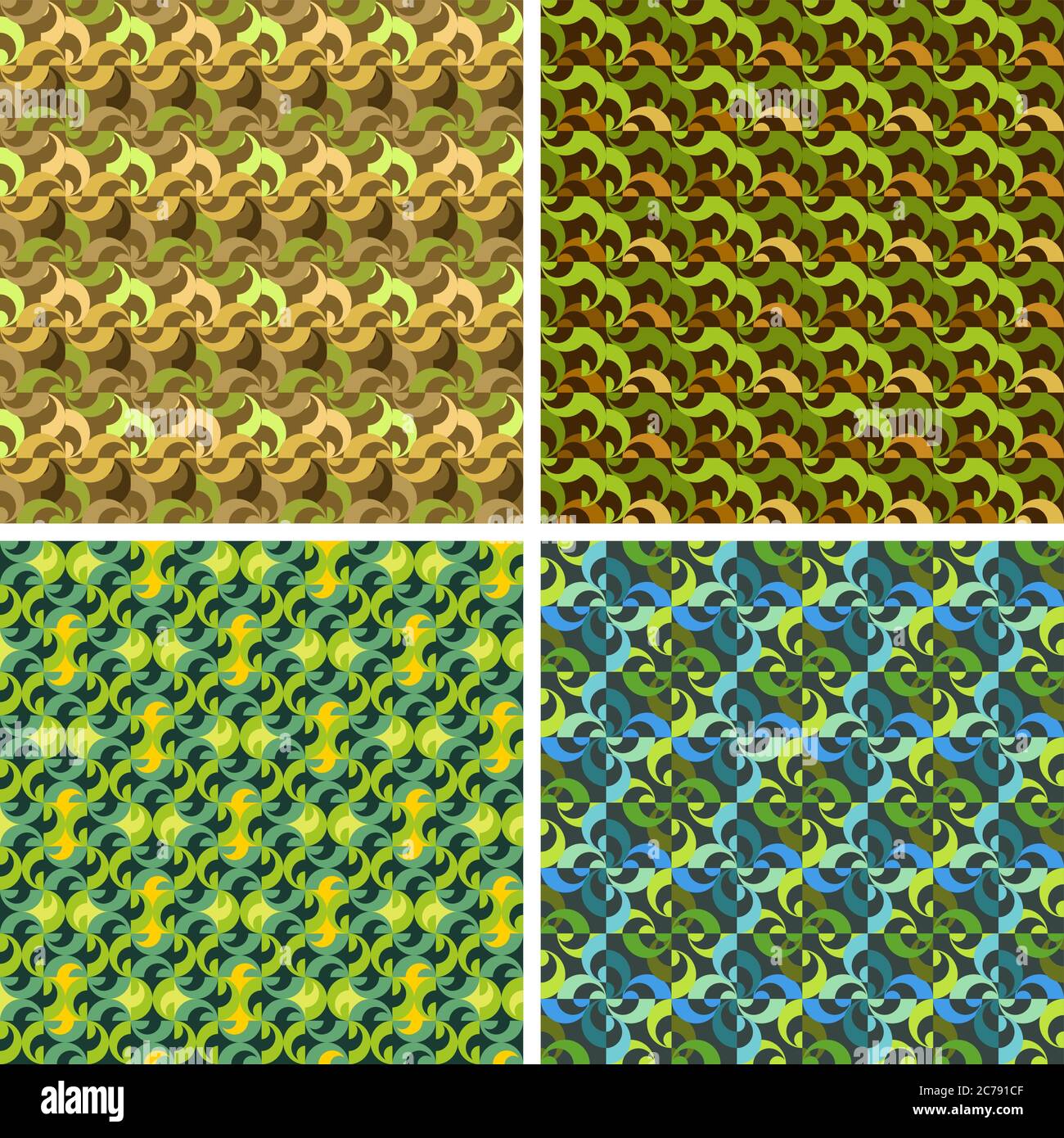Vector abstract geometric elements patterns set Stock Vector Image ...