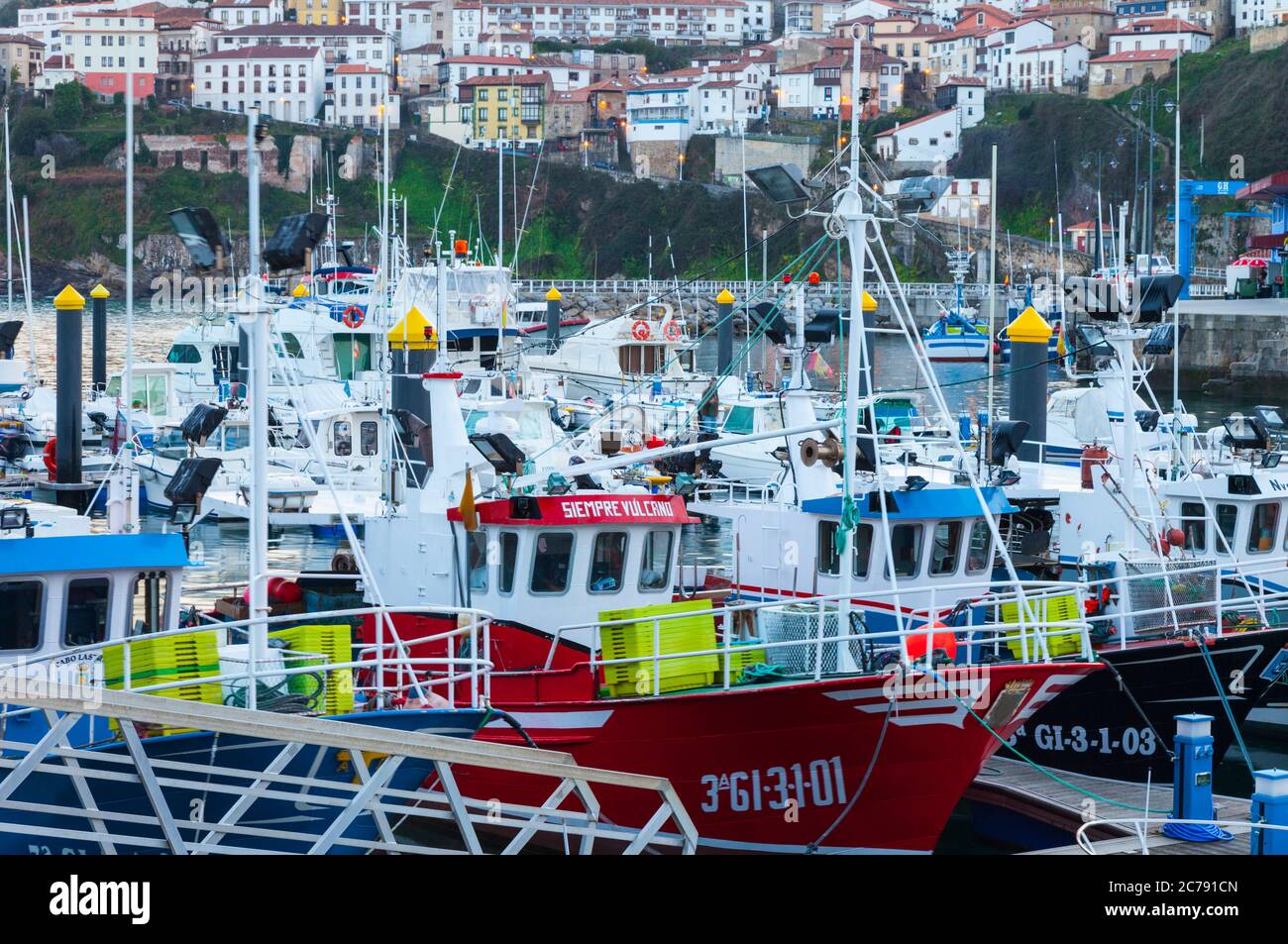 Lastres - Llastres Village, Colunga Council, Asturias, Spain, Europe ...