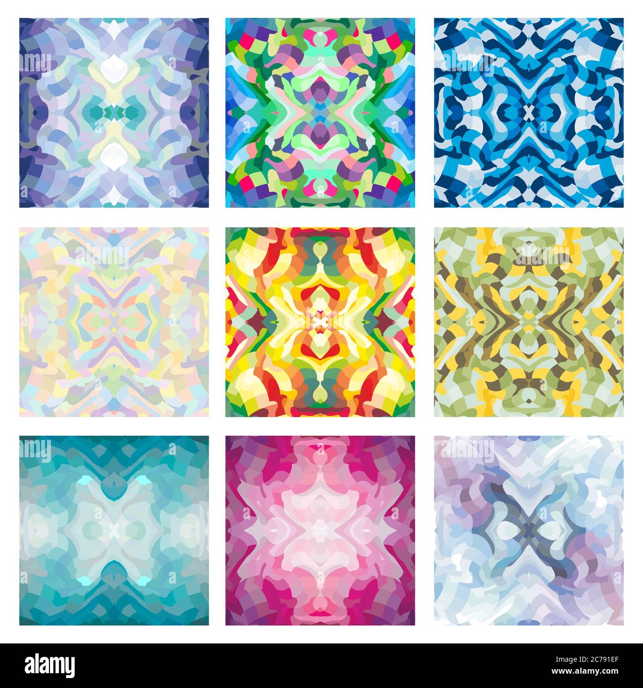 Vector abstract patch patterns set Stock Vector Image & Art - Alamy