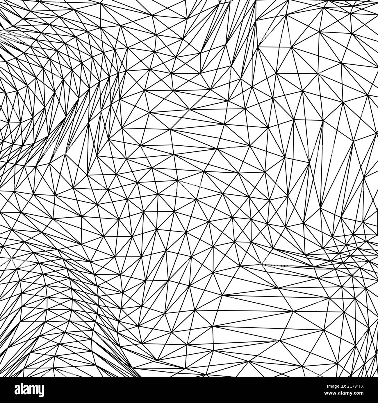 Geometric low poly triangle linear background Stock Vector Image & Art ...