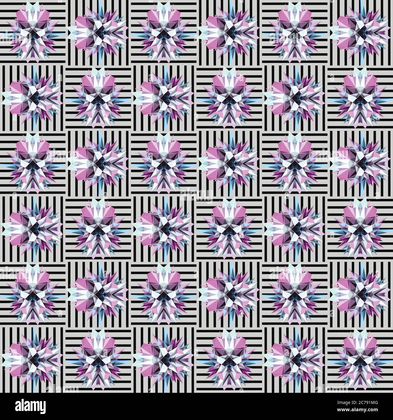 Abstract geometric triangle seamless pattern Stock Vector Image & Art ...