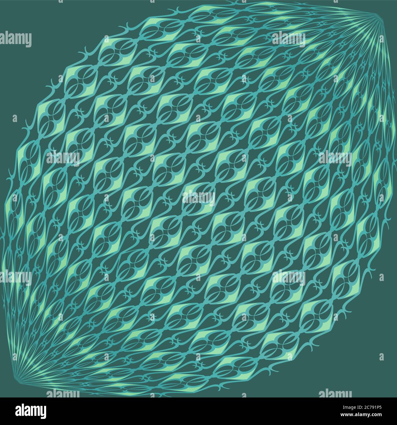 Vector geometric form with distorted elements Stock Vector Image & Art ...