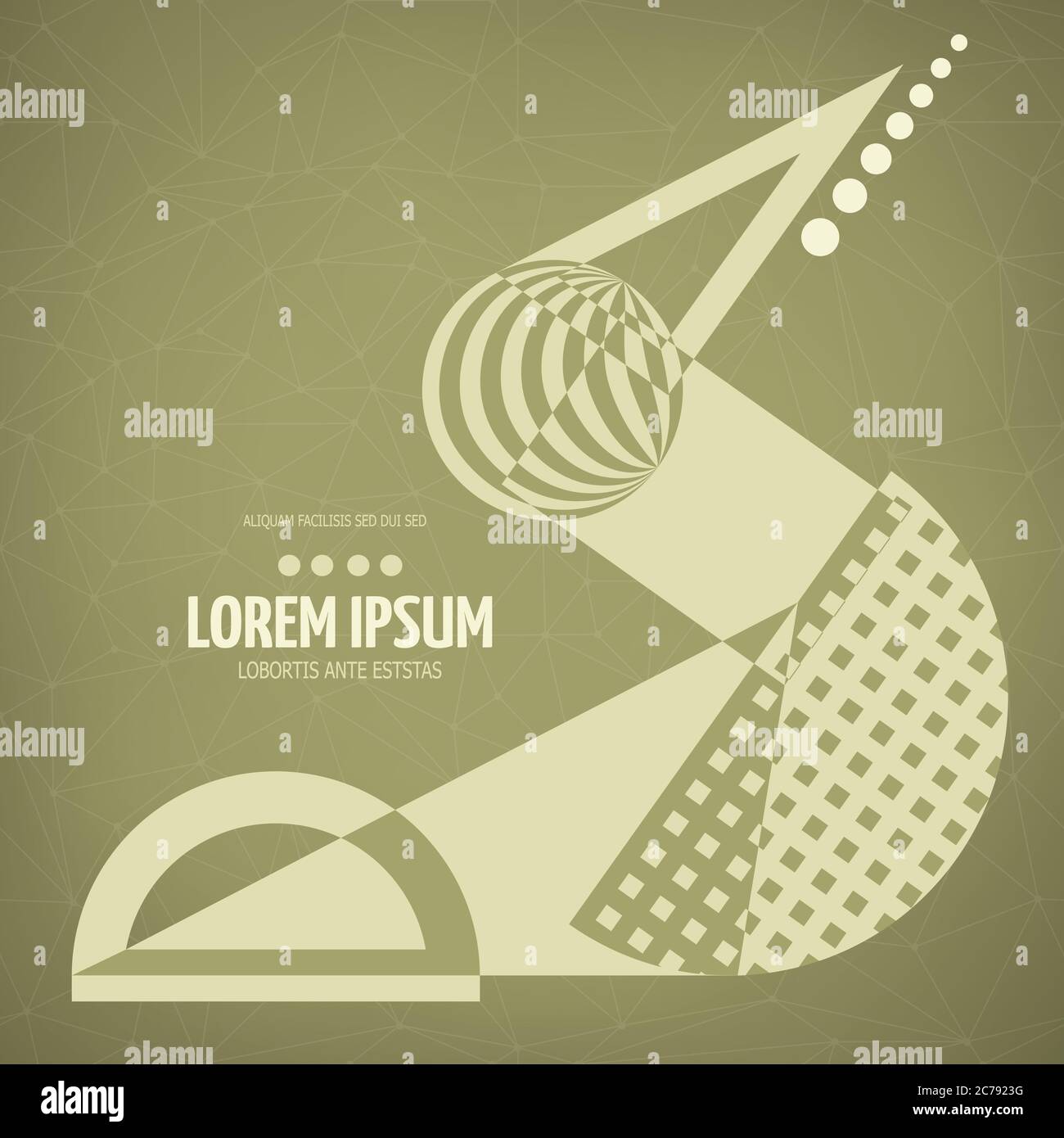 Abstract geometric modern asymmetric design Stock Vector Image & Art ...