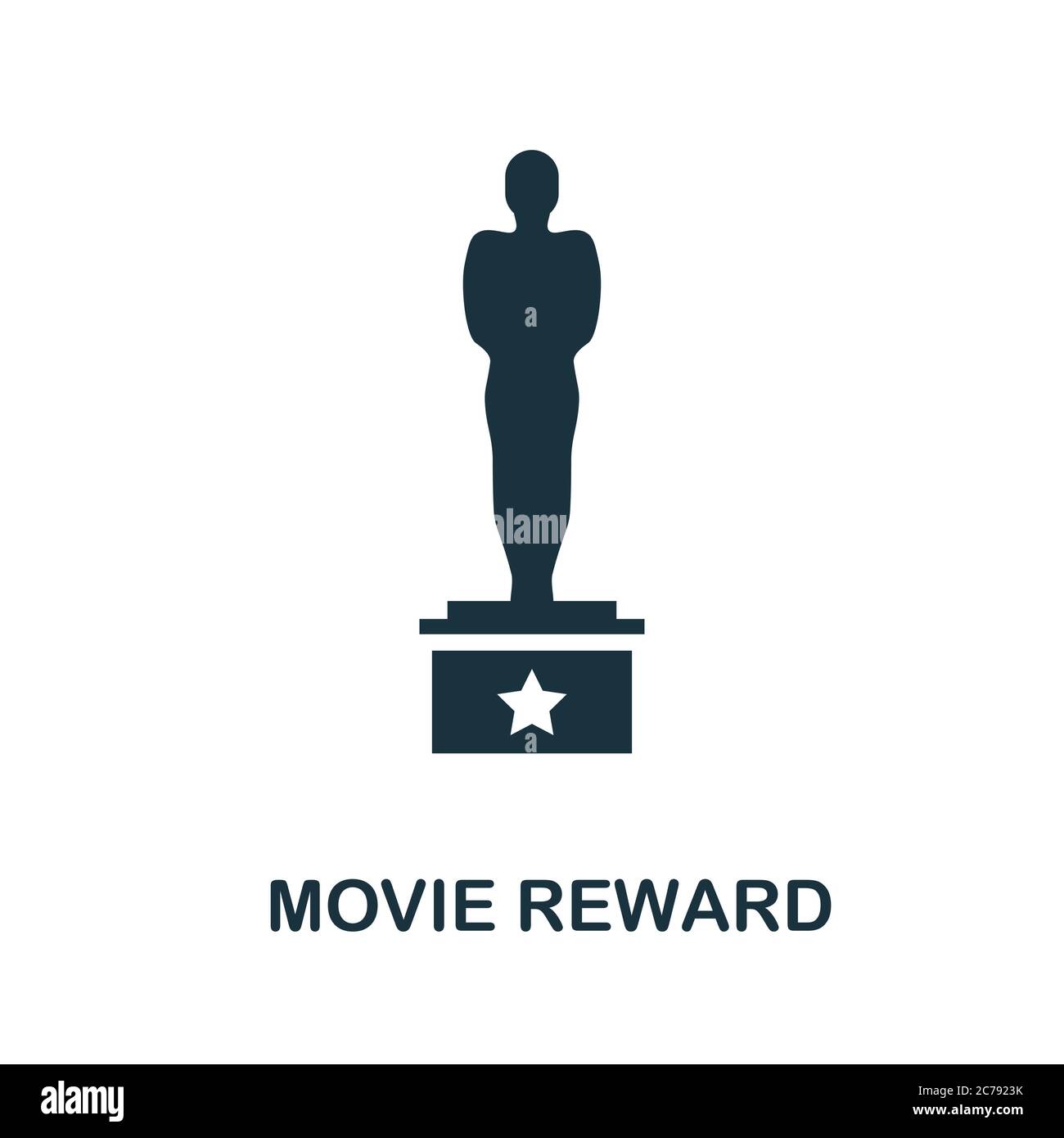 Movie Reward icon. Simple element from cinema collection. Creative ...