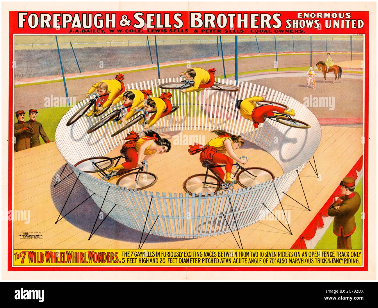 1900s usa circus poster hi-res stock photography and images - Alamy