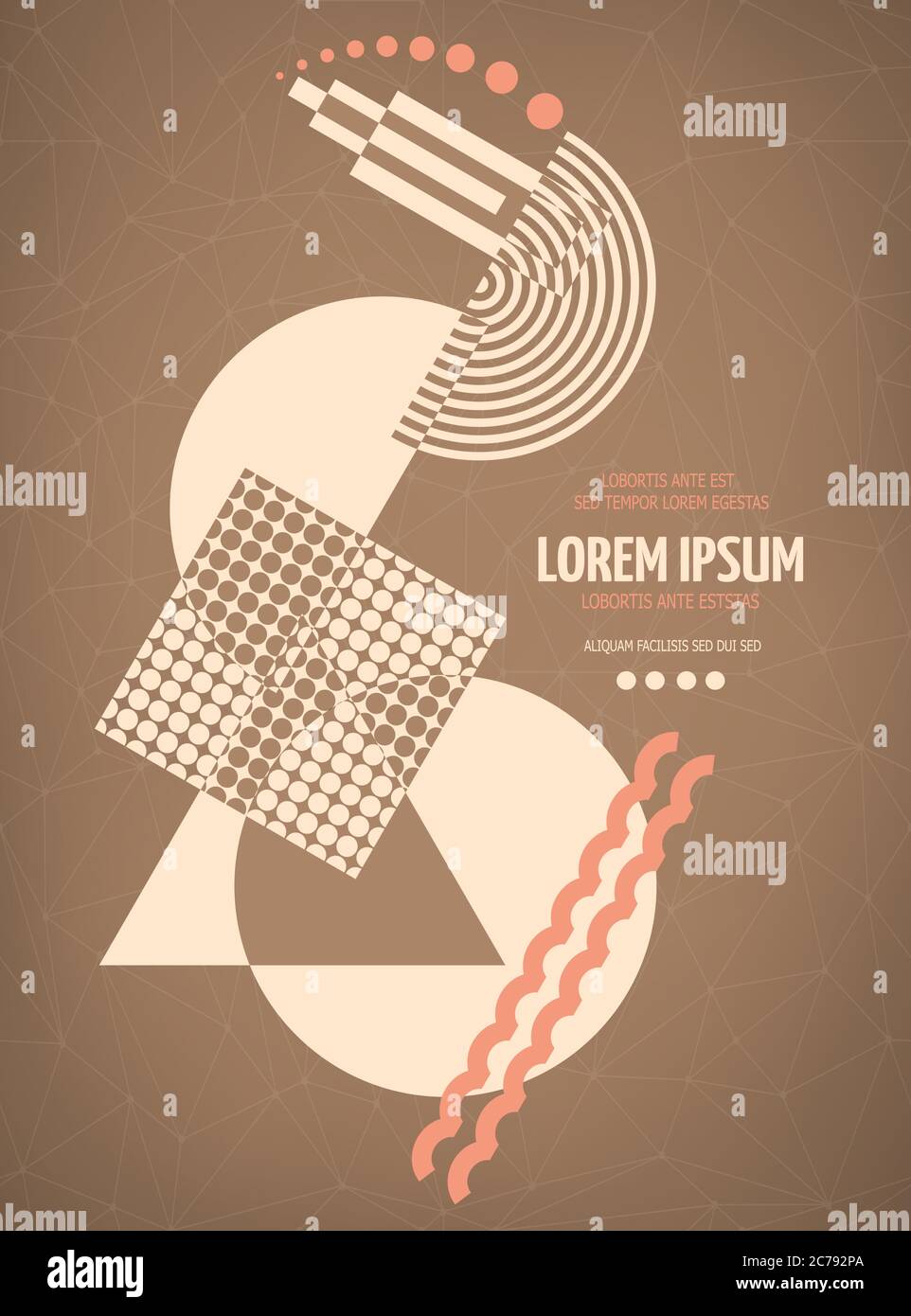 Abstract geometric modern asymmetric design Stock Vector Image & Art ...