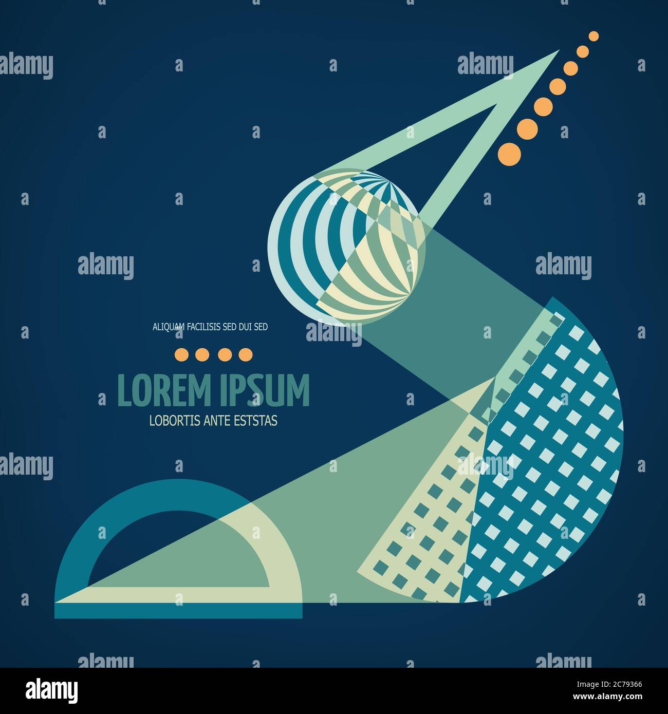 Abstract geometric modern asymmetric design Stock Vector Image & Art ...