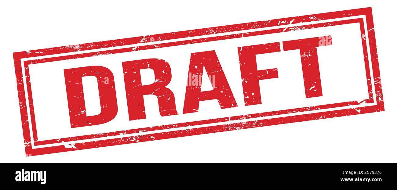 Draft stamp Cut Out Stock Images & Pictures - Alamy