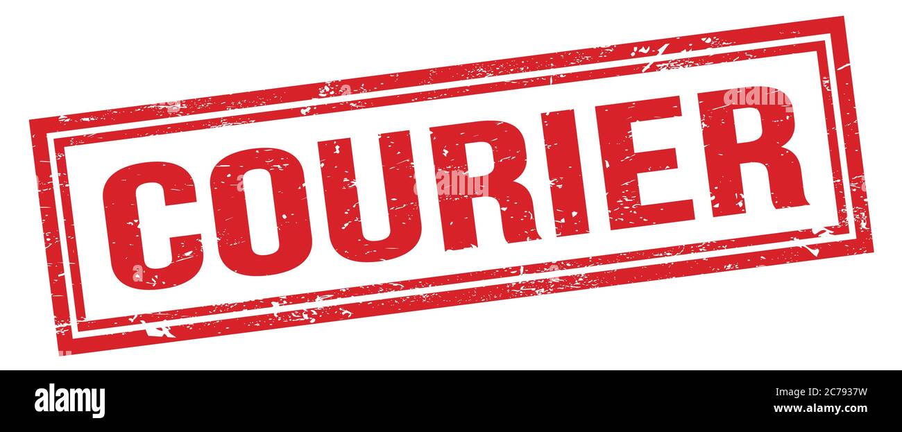 Courier stamp hi-res stock photography and images - Alamy