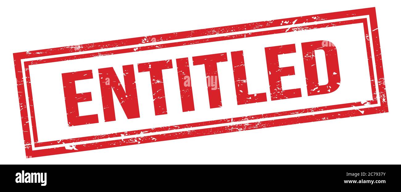 Entitled stamp hi-res stock photography and images - Alamy