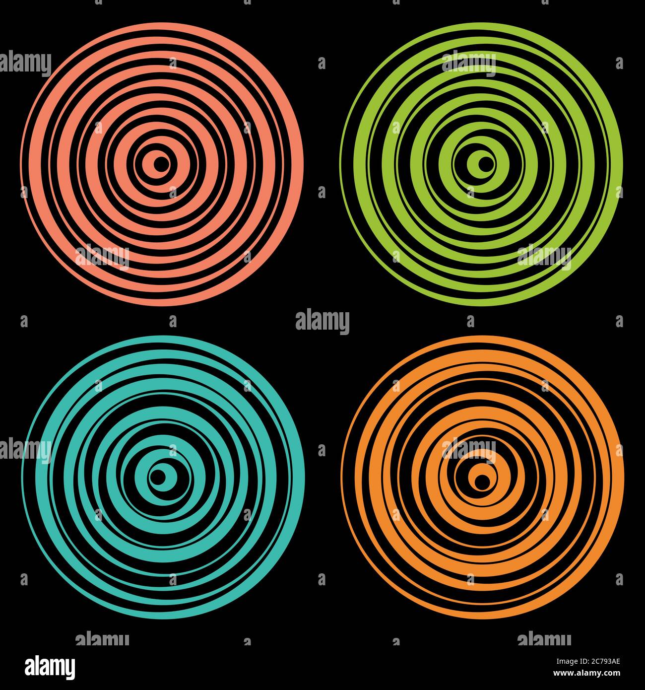 Uneven circular Stock Vector Images - Alamy