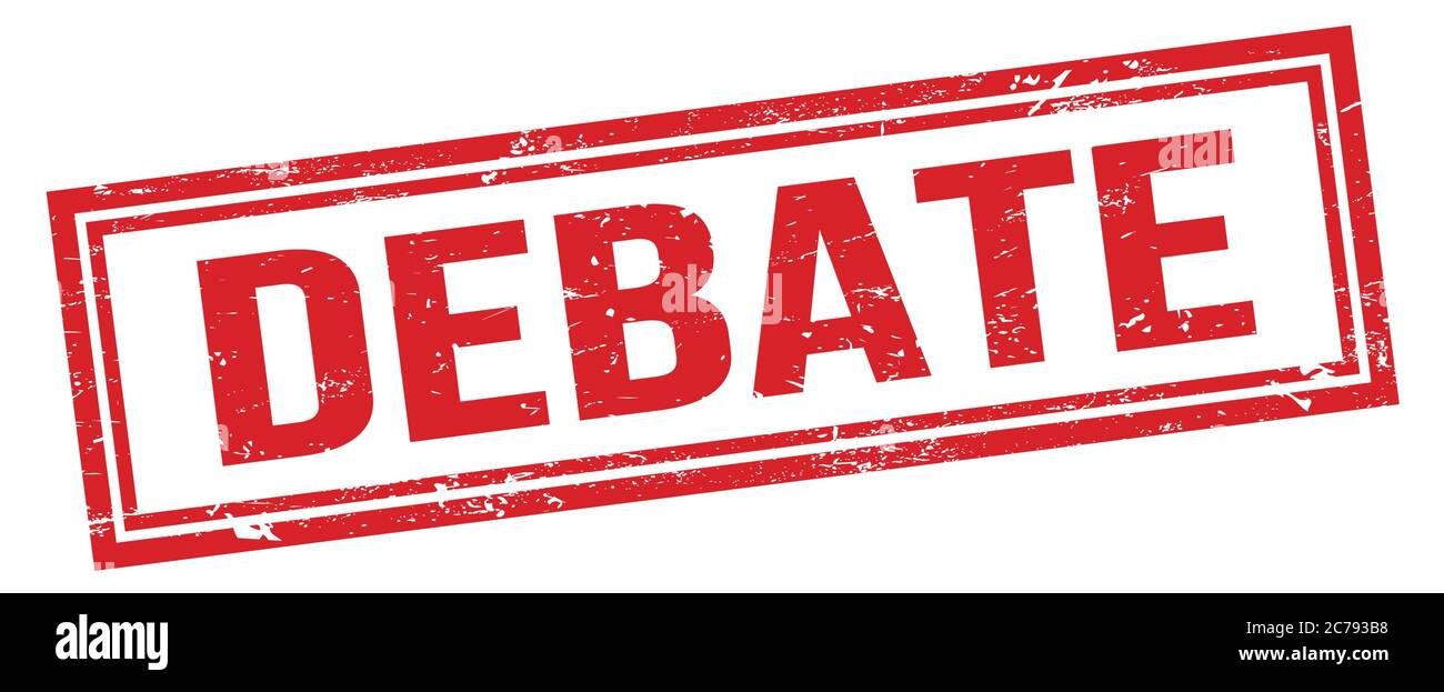 Debate stamp Cut Out Stock Images & Pictures - Alamy