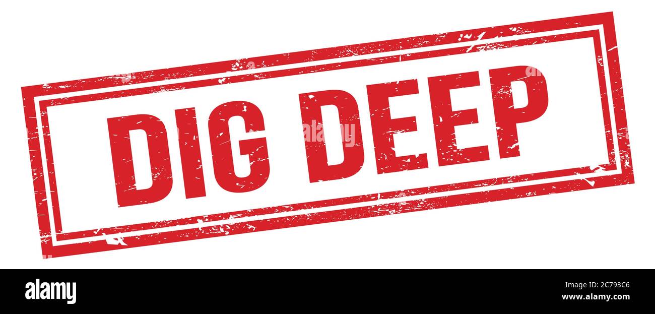 Dig deep stamp hi-res stock photography and images - Alamy