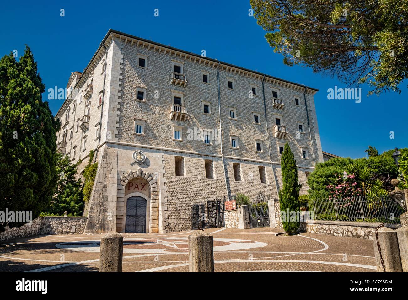 July 3, 2020 - Montecassino Abbey, Cassino, Italy - Benedictine ...