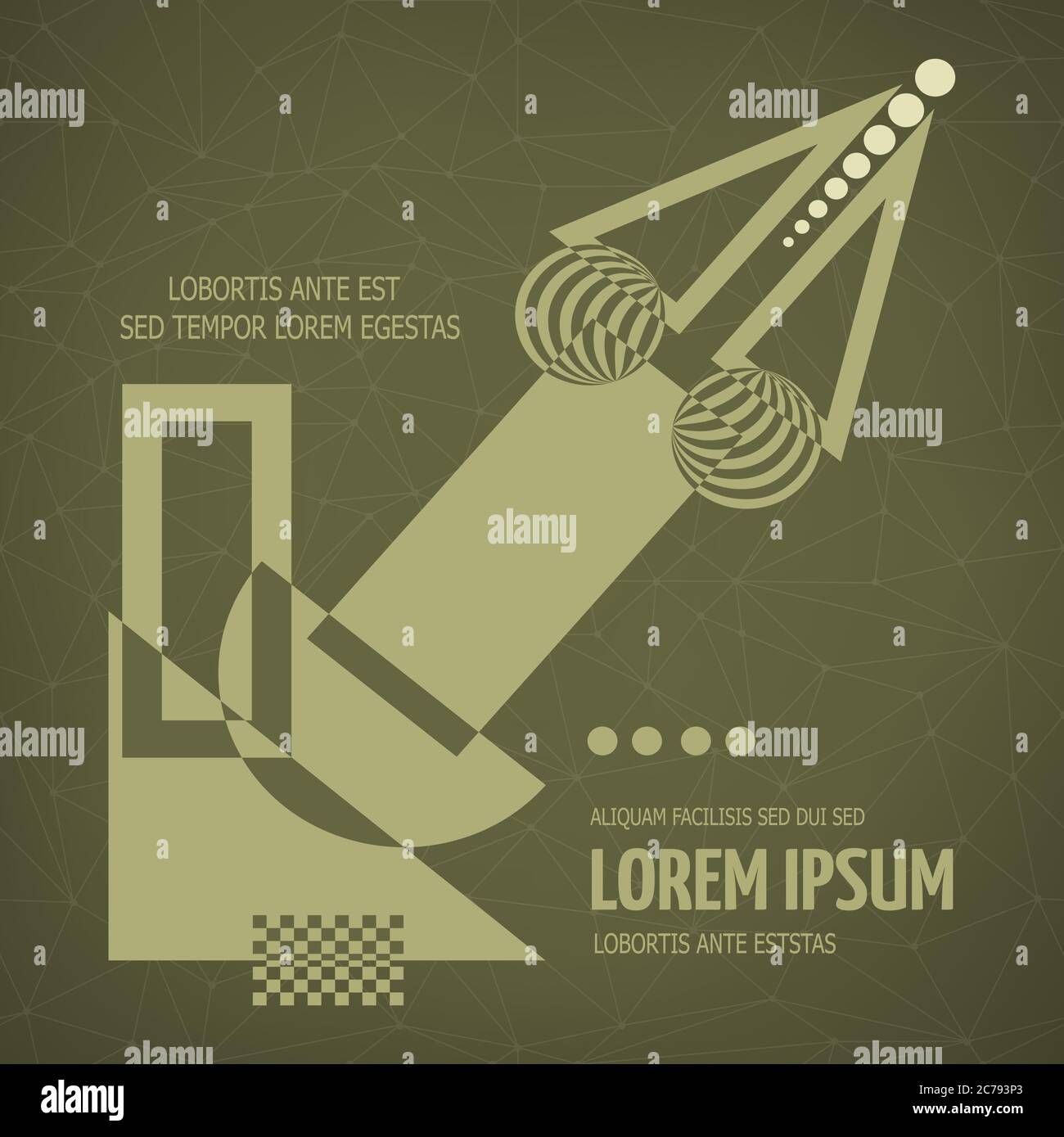 Abstract geometric modern asymmetric design Stock Vector Image & Art ...