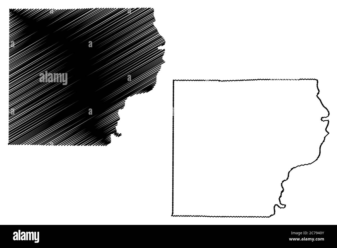 Map of lawrenceville hi-res stock photography and images - Alamy