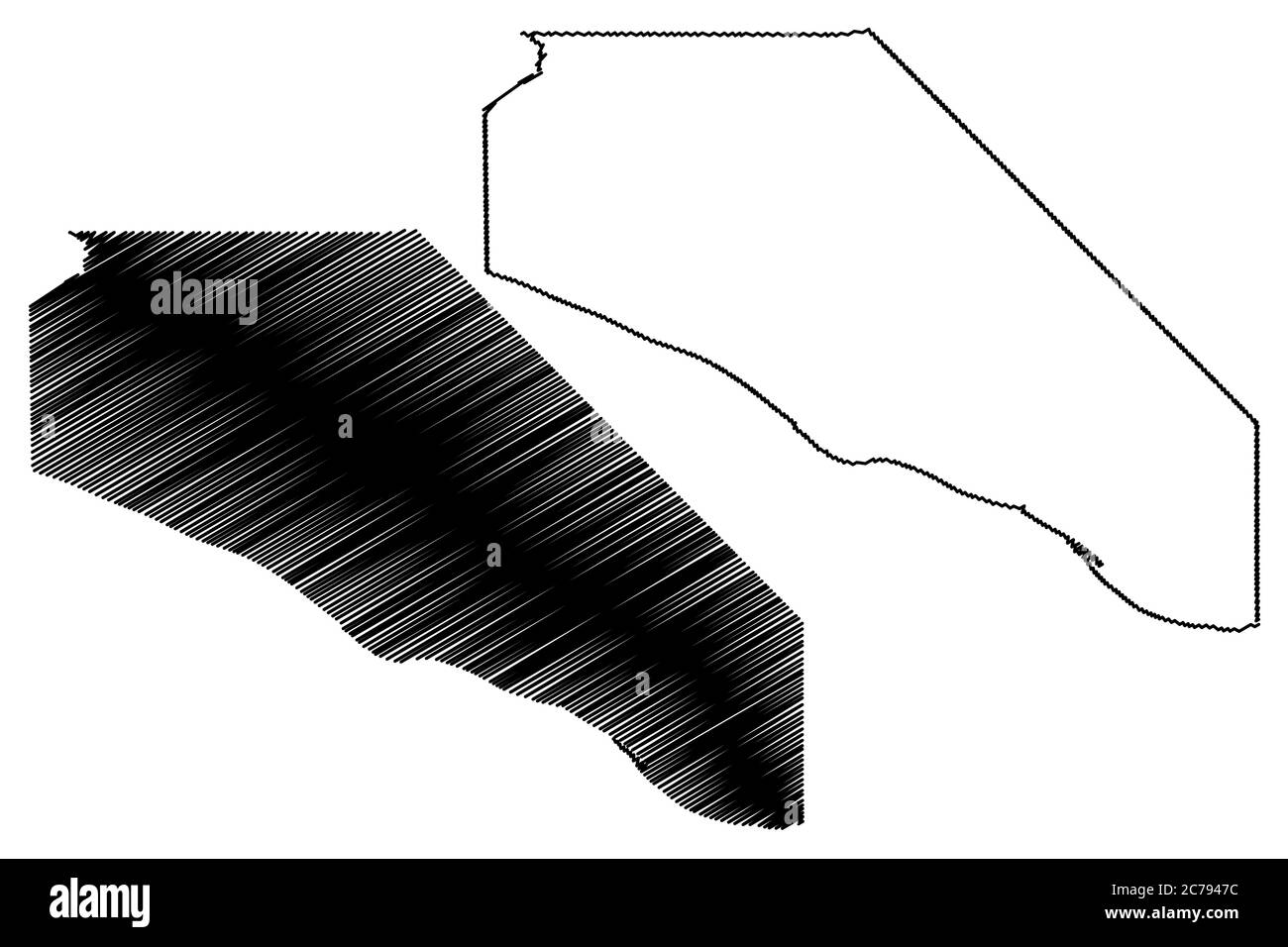 Massac county map Black and White Stock Photos & Images - Alamy