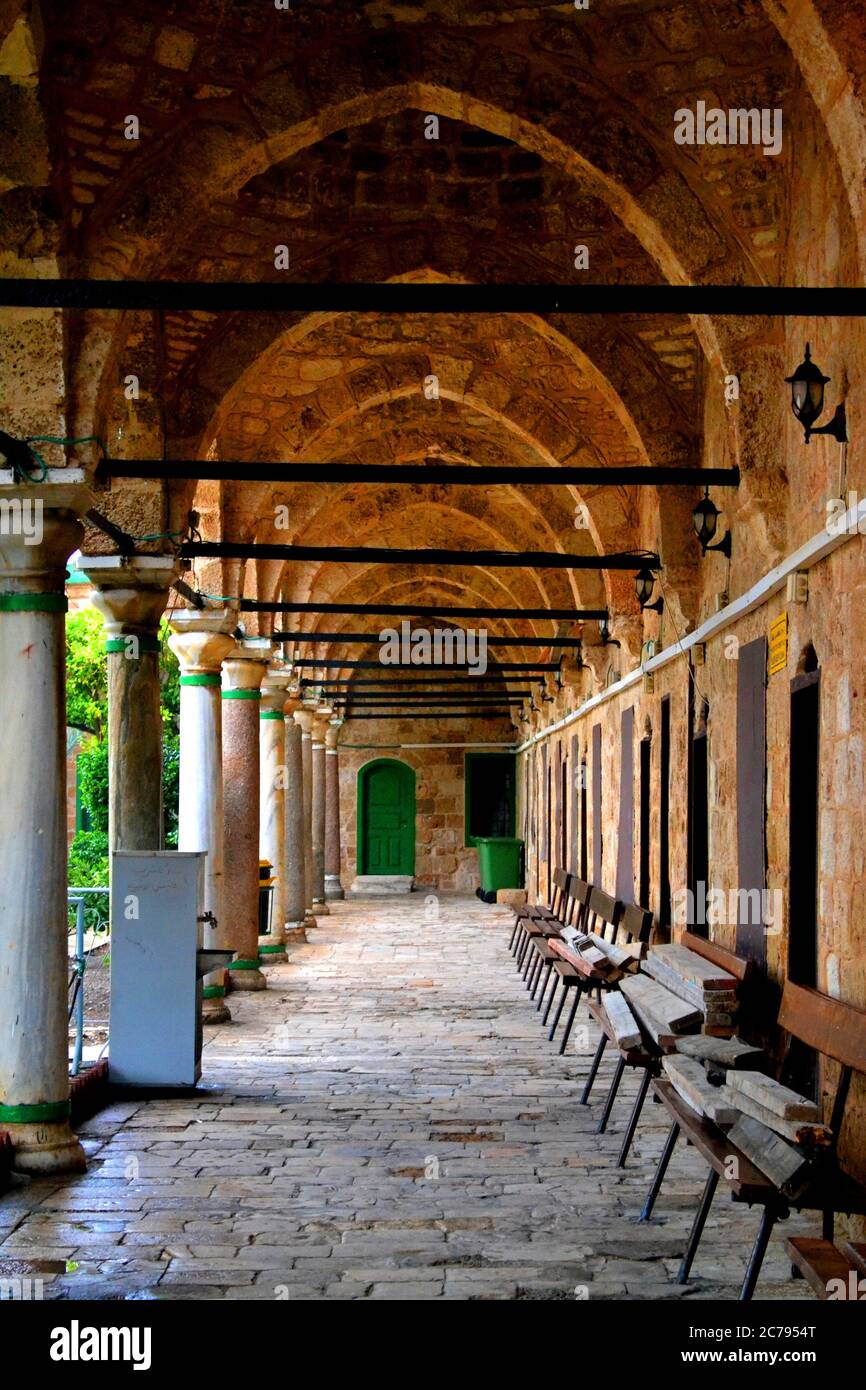 Old city akko israel arch hi-res stock photography and images - Alamy