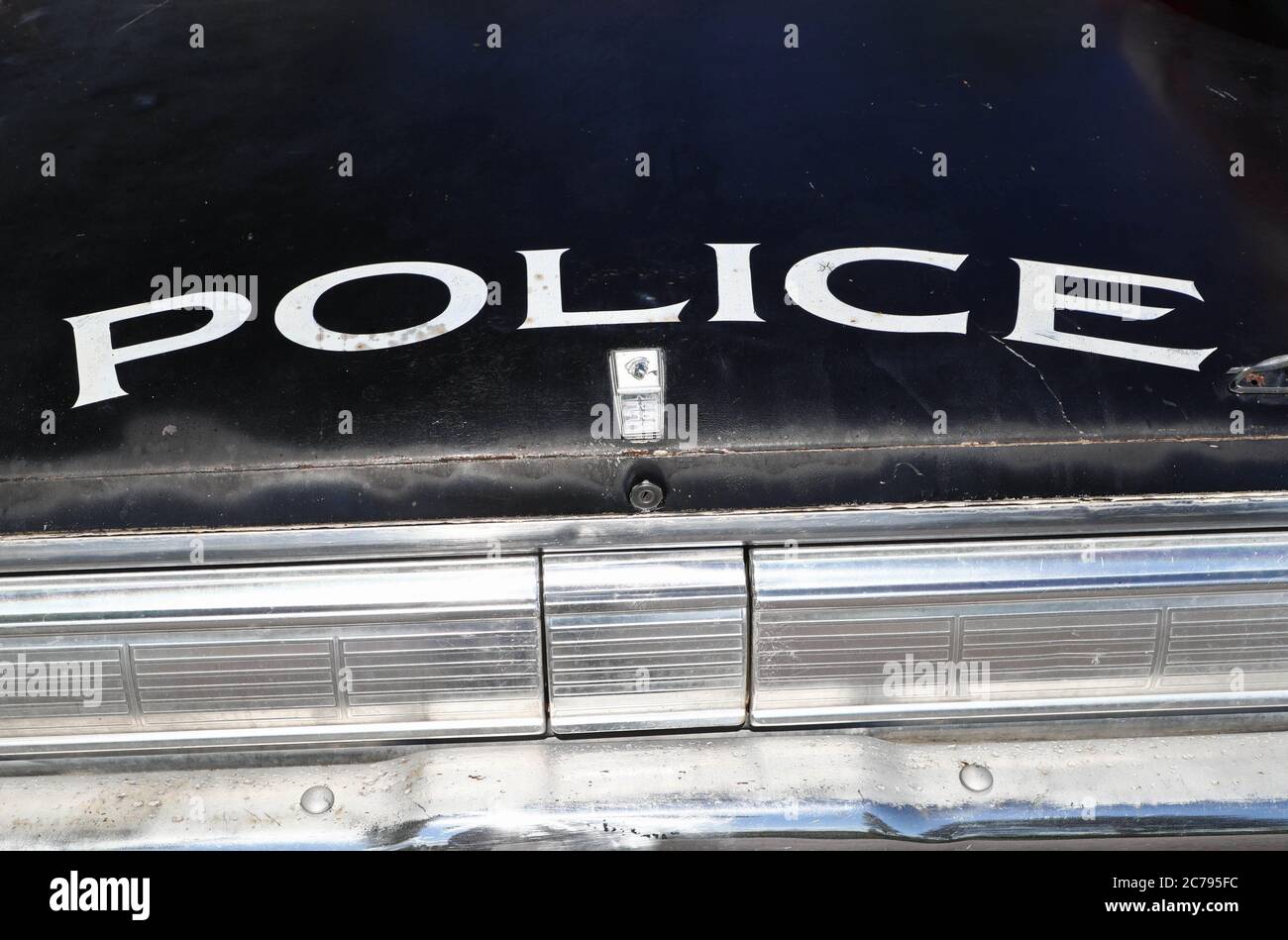An old American police car. Photo by Jeppe Gustafsson Stock Photo - Alamy