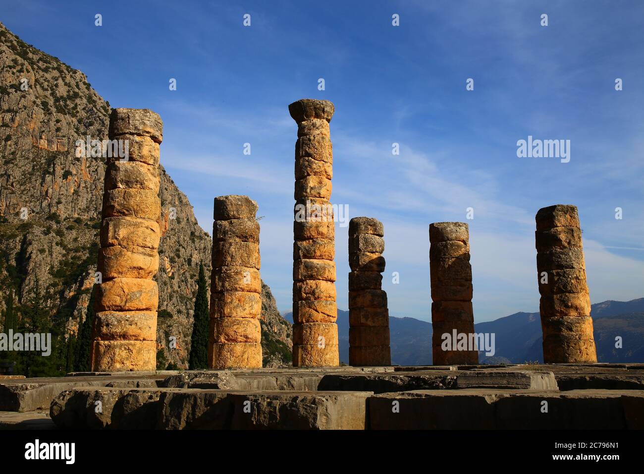 Delphi greece panorama hi-res stock photography and images - Alamy