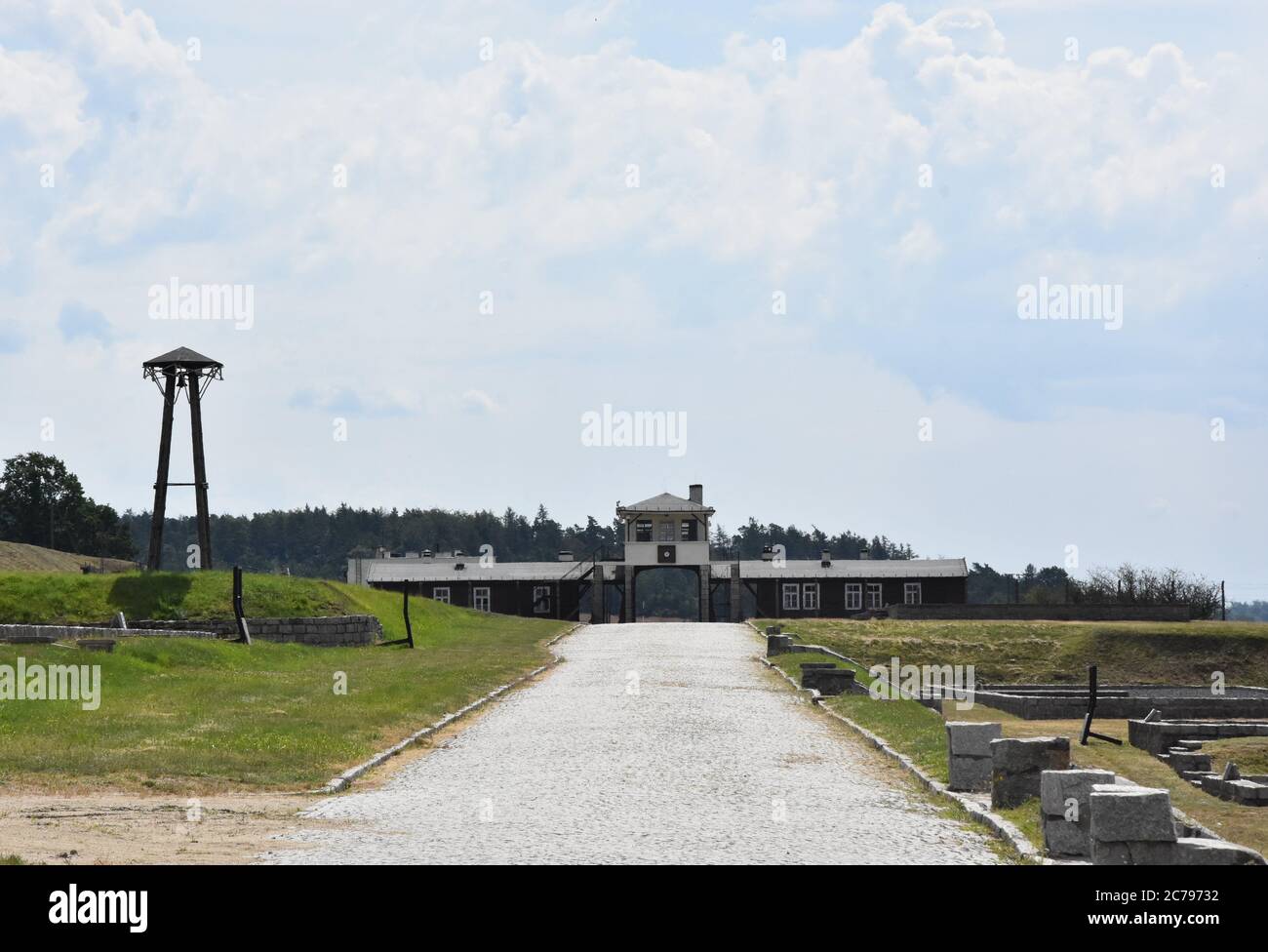 July 15, 2020, Rogoznica, Dolny Slask, Poland: The Gross-Rosen camp was ...