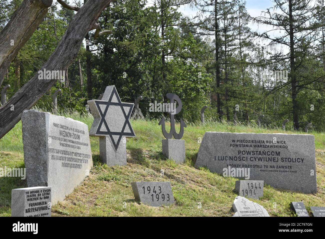 July 15, 2020, Rogoznica, Dolny Slask, Poland: The Gross-Rosen camp was ...