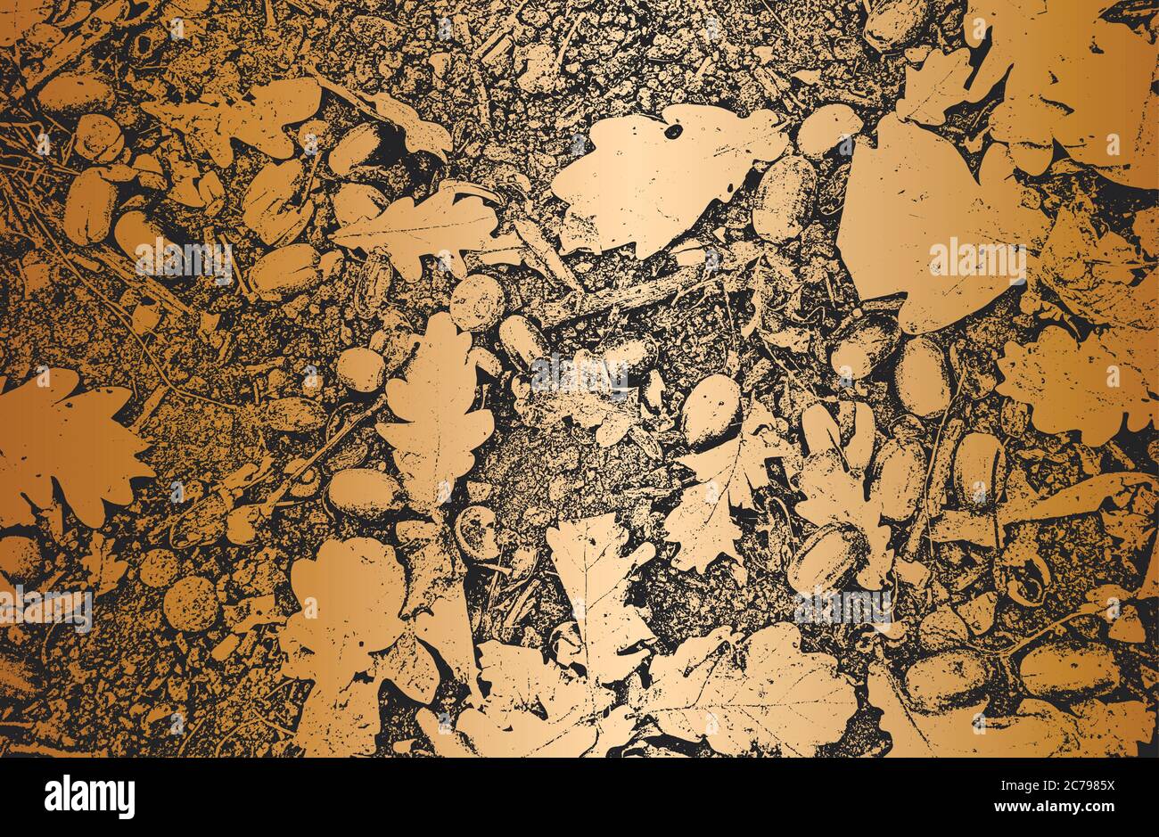 Gold leaf overlay hi-res stock photography and images - Alamy