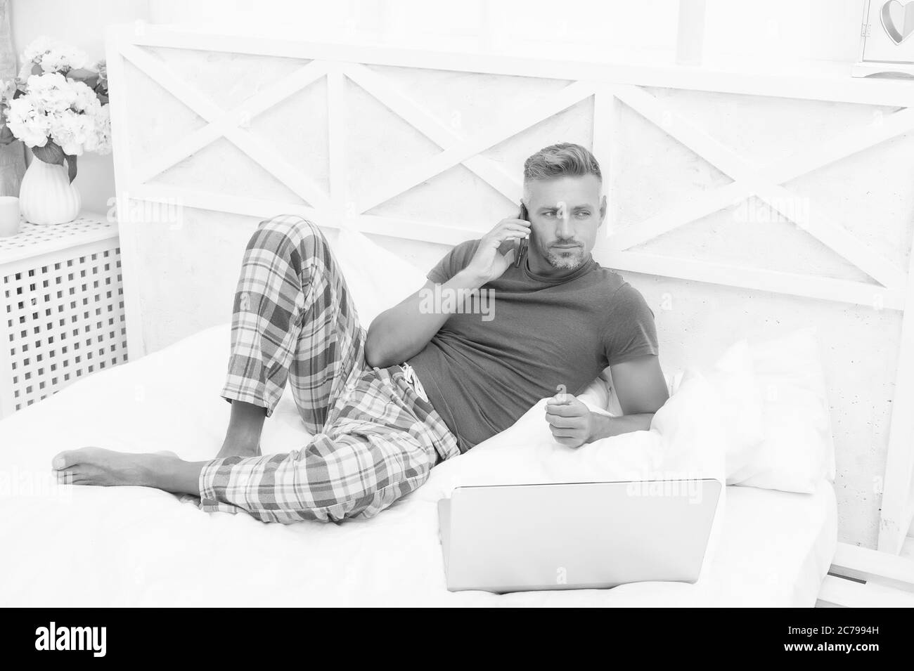 Bed vibes Black and White Stock Photos & Images - Alamy