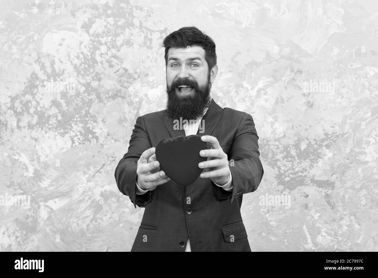 Romantic boyfriend. Feast of Saint Valentine. Generous man. Handsome ...