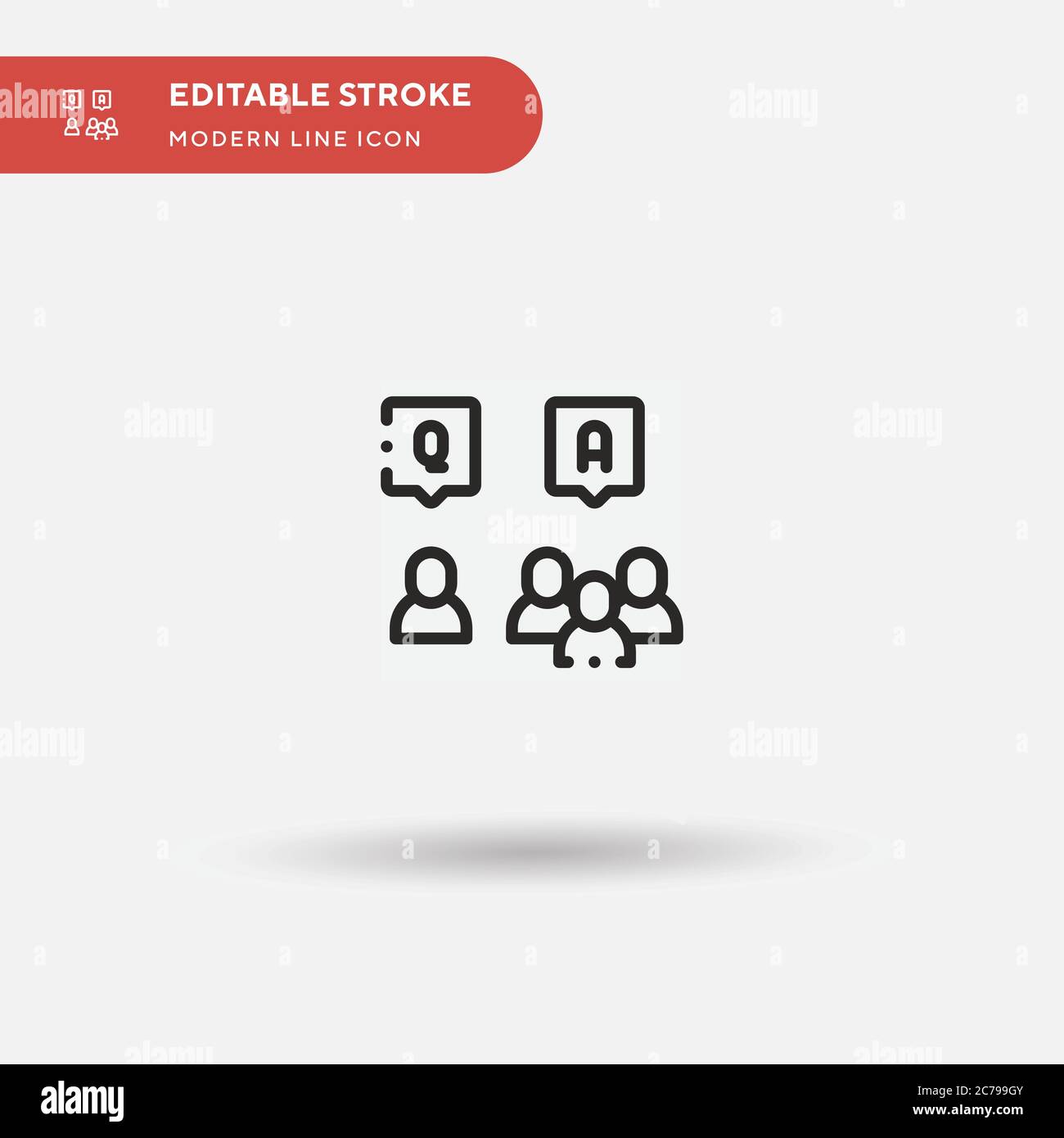 Survey Simple vector icon. Illustration symbol design template for web ...