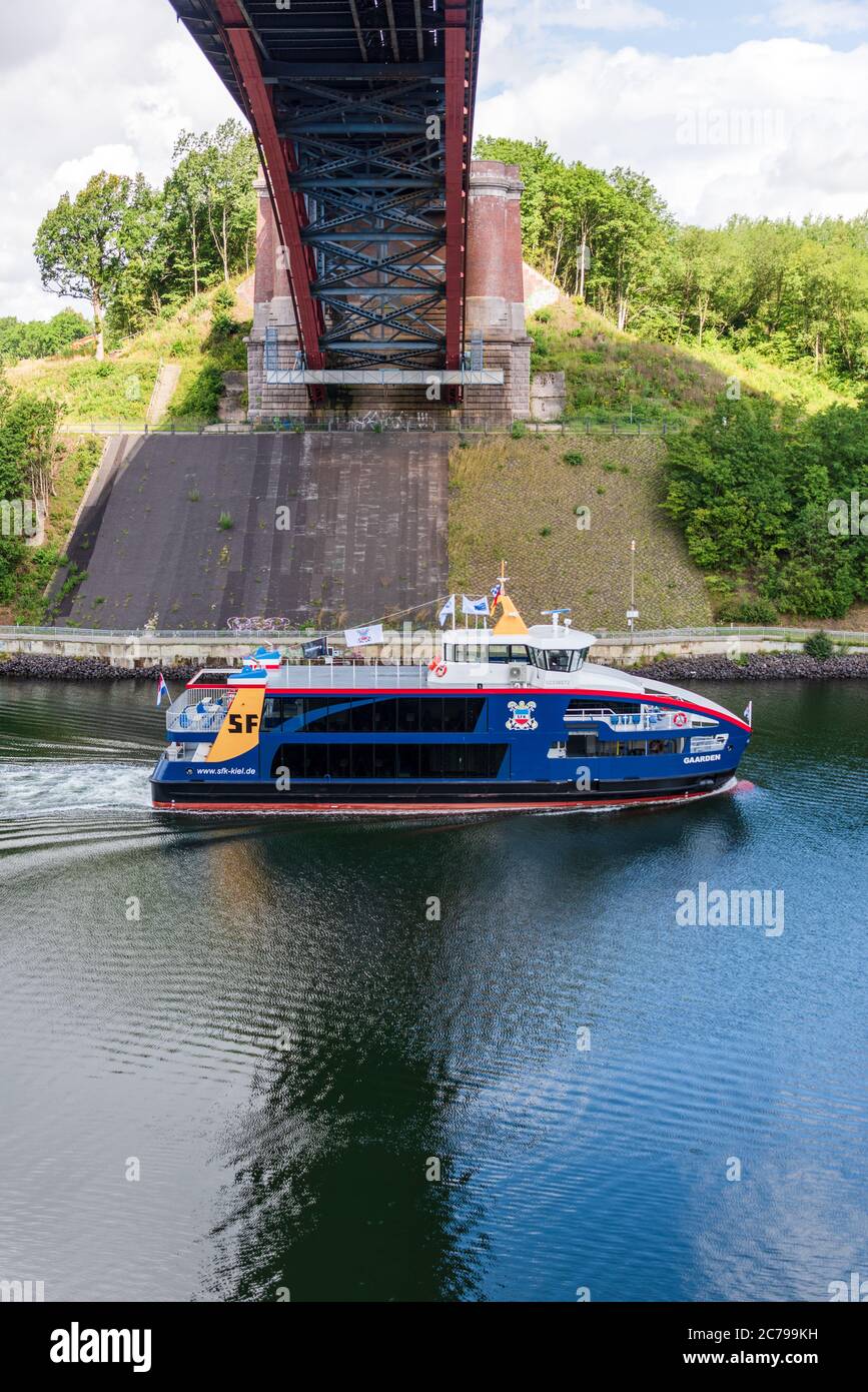 Kiel, Germany, 15. July 2020, new ferry ferry "Gaarden" arrived. The ...
