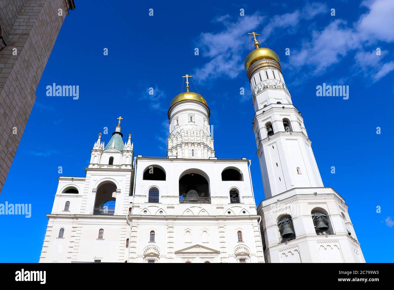 The assumption cathedral and the ivan the great bell tower hi-res stock ...