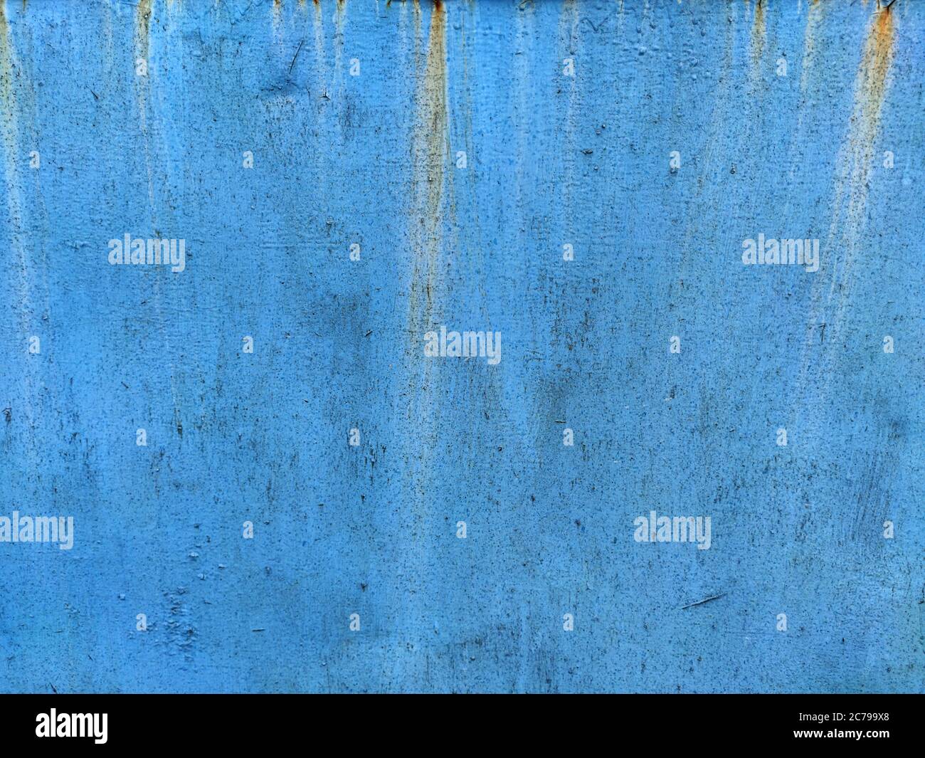 Corroded metal background. Rusted blue painted metal wall. Rusty metal ...