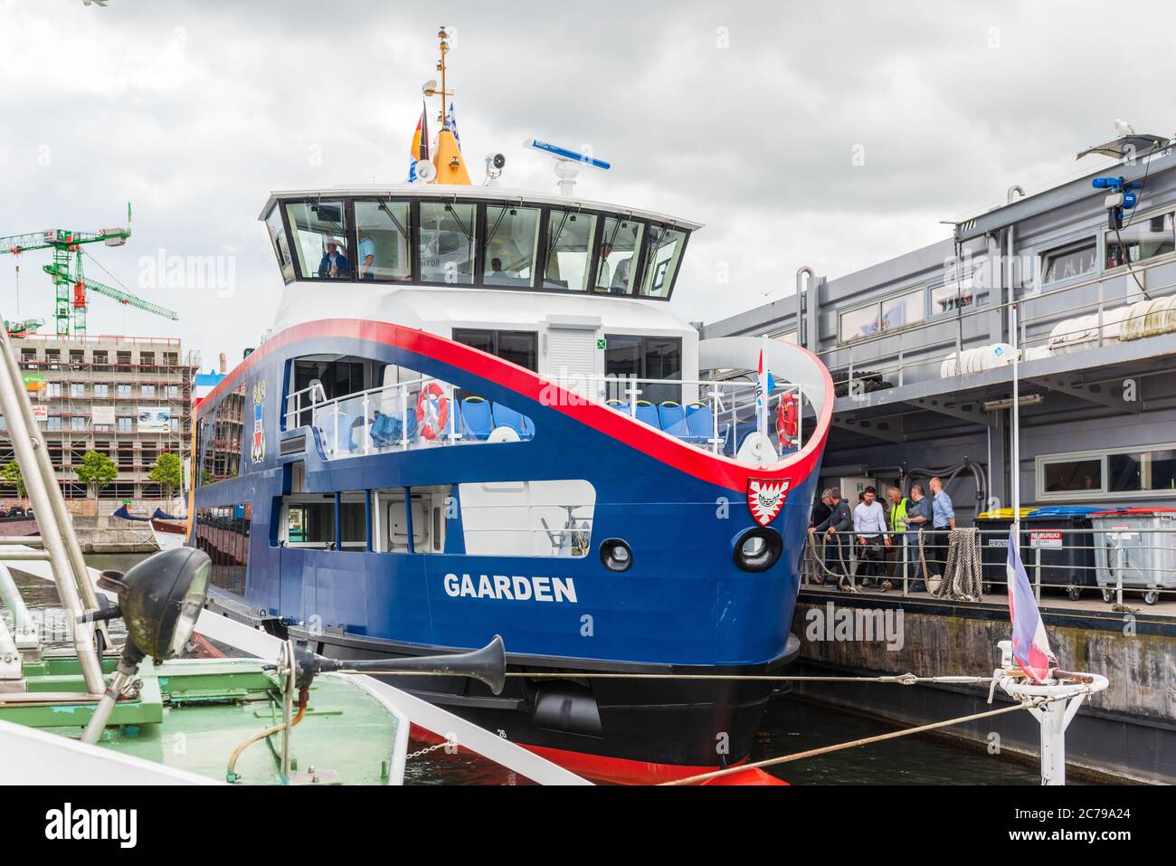 Kiel, Germany, 15. July 2020, new ferry ferry "Gaarden" arrived. The ...