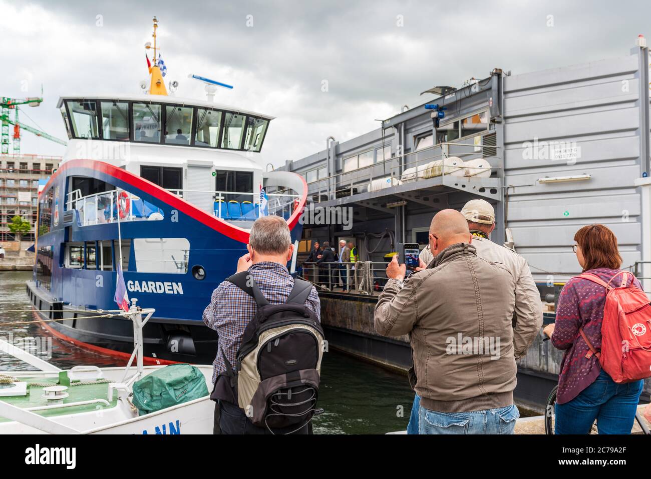 Kiel, Germany, 15. July 2020, new ferry ferry "Gaarden" arrived. The ...
